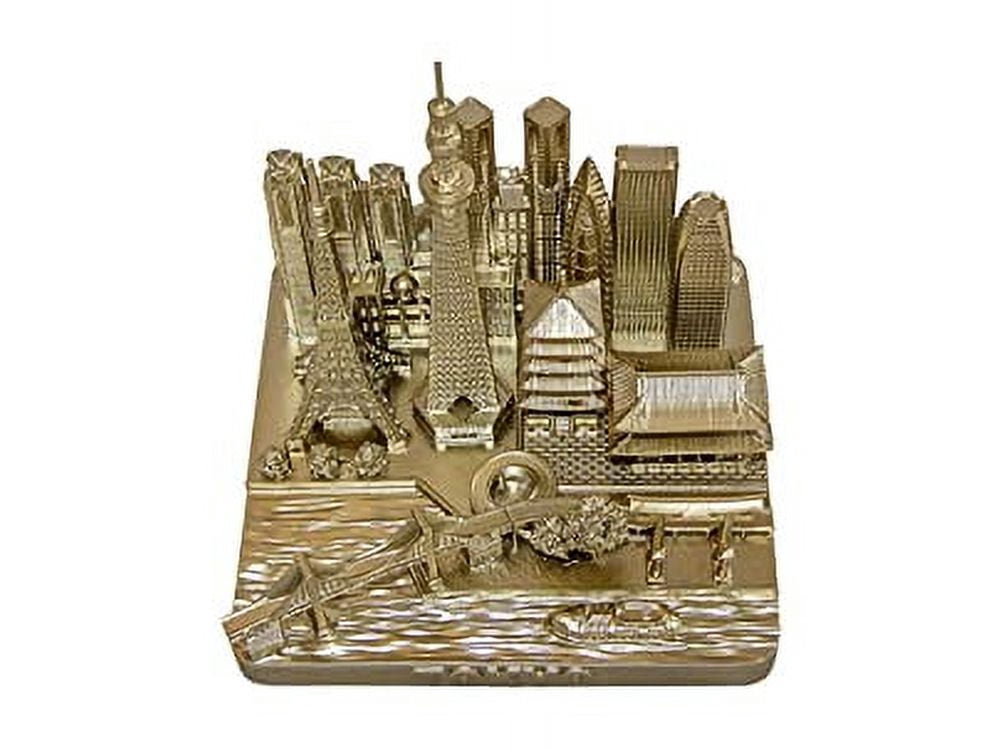 Tokyo City Skyline Landmark 3D Model Rose Gold 4 1/2 inches - Walmart.com