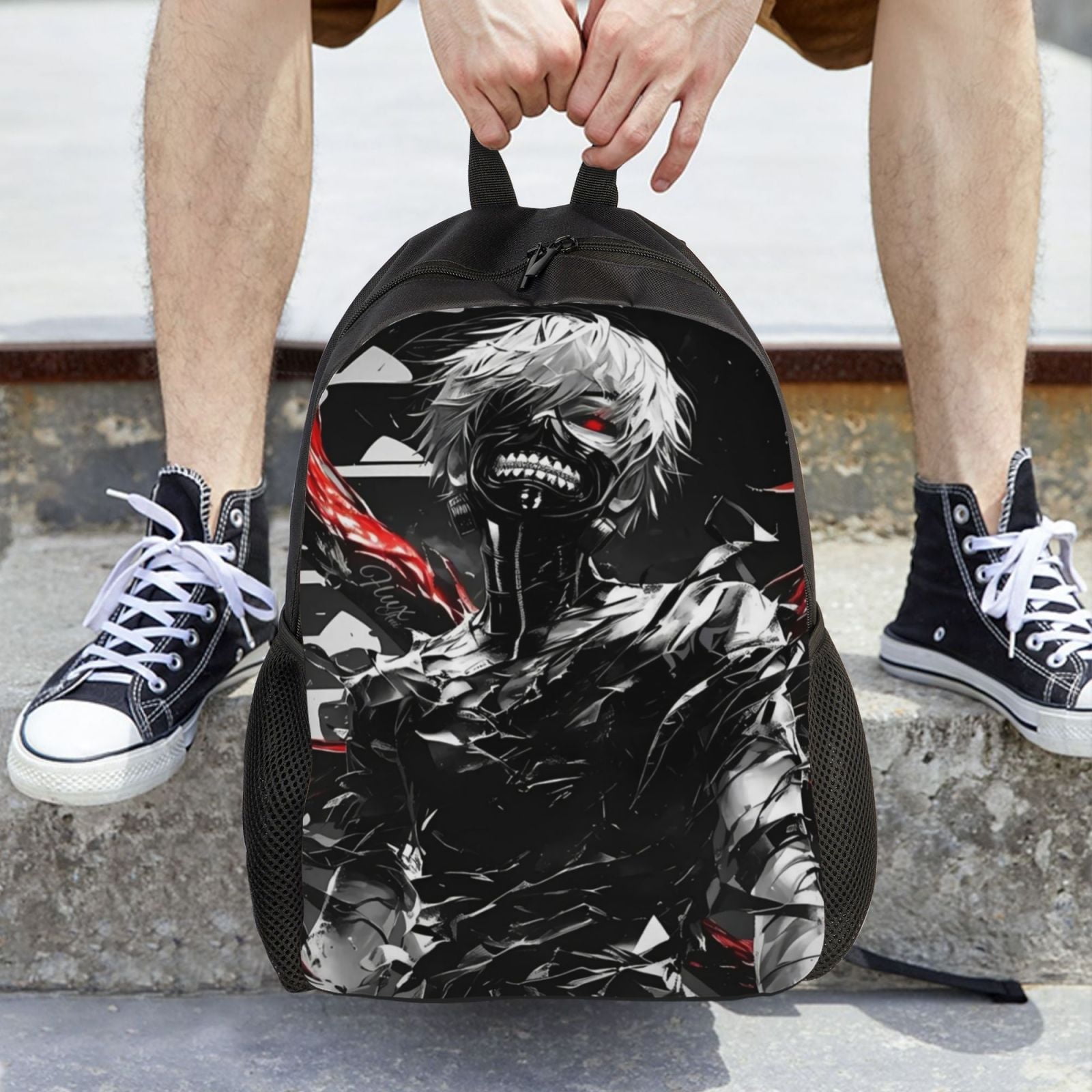 Tokyo Ghoul Anime Backpack Travel Bag 3d Printing Casual Daypack ...