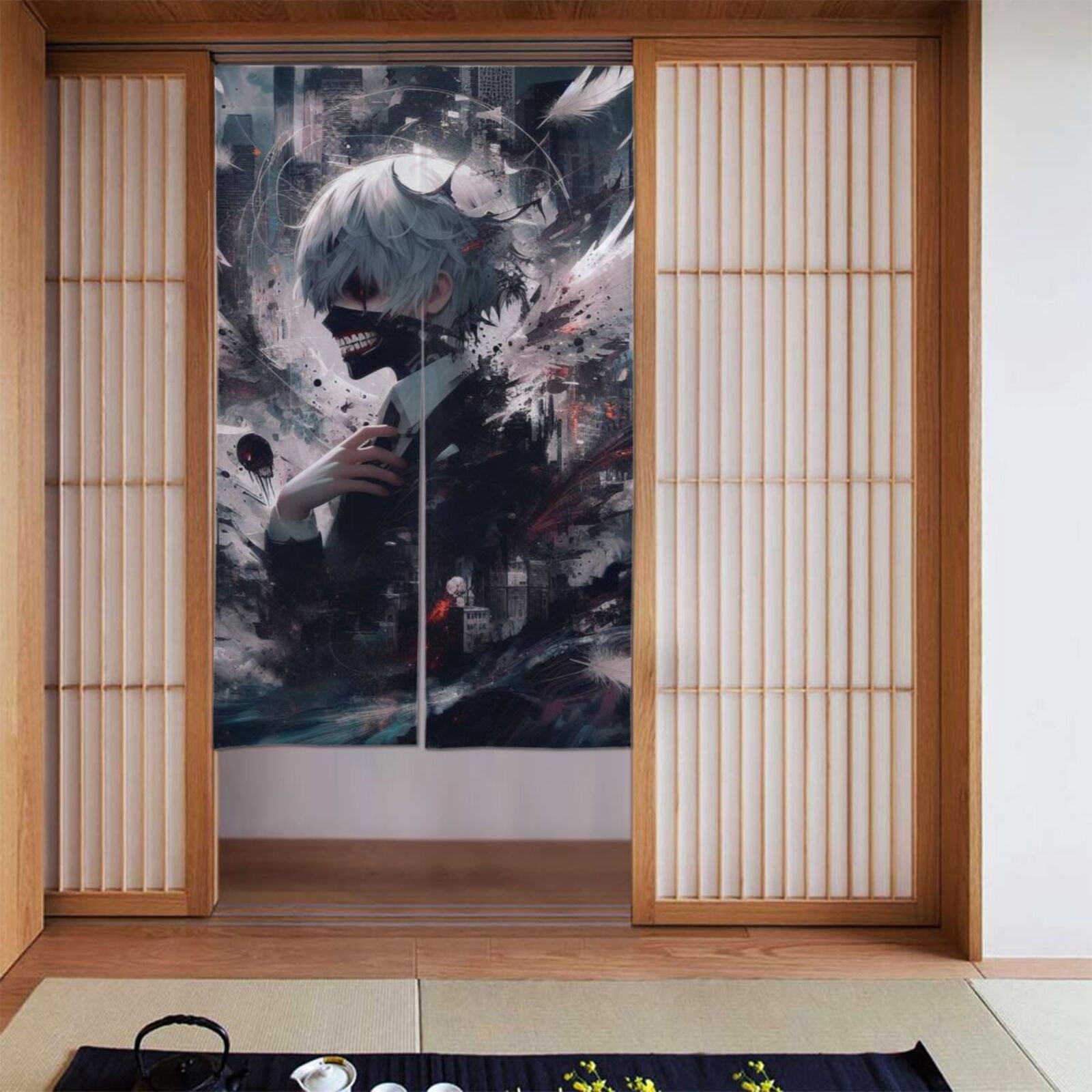 Tokyo Ghoul Anime Door Curtains Curtains Blackout Curtains Cute Kids ...