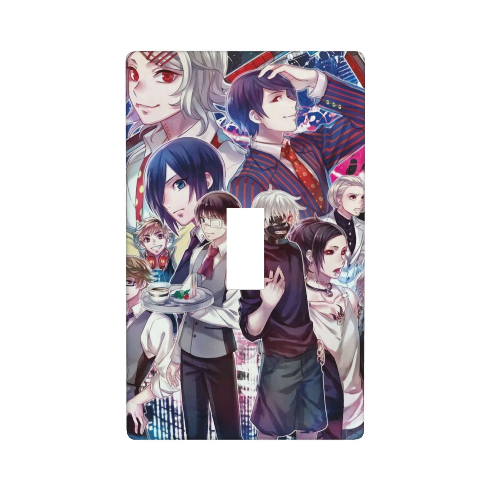 Tokyo Ghoul Anime Light Switch Cover Plates, Single Lever Wall Plate, 1 ...