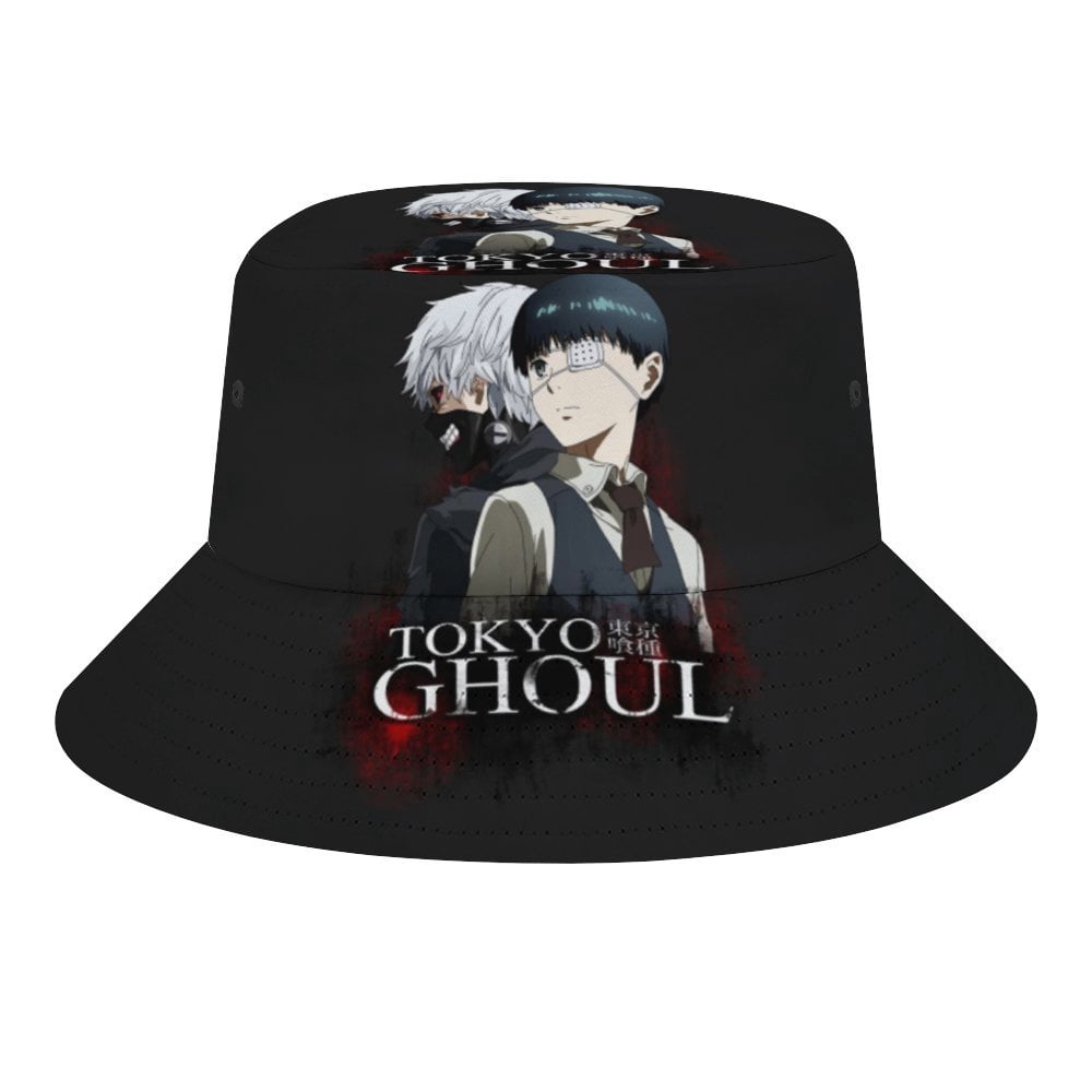 Tokyo Ghoul Character Unisex Bucket Hats Packable Fisherman Hat Outdoor ...