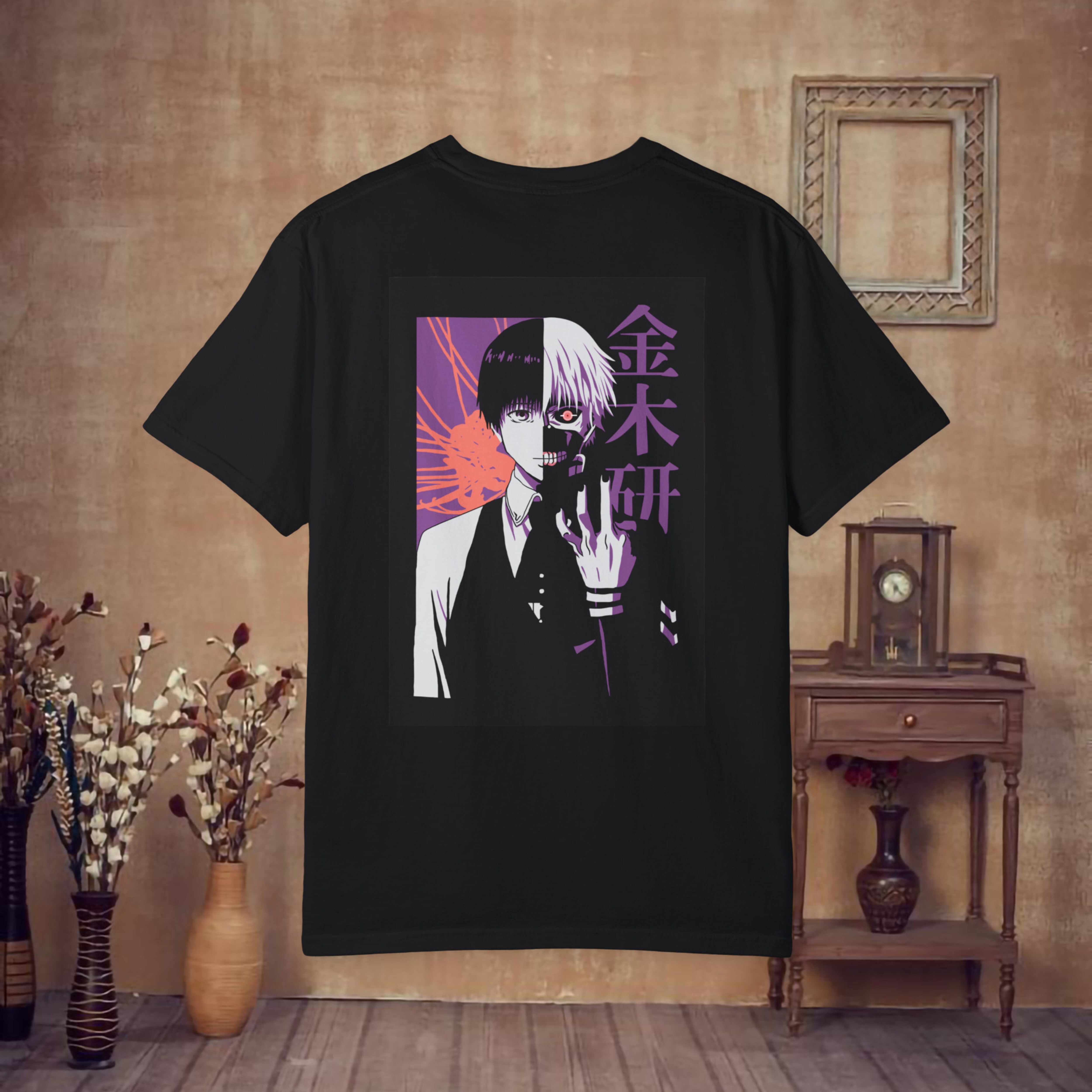 Tokyo Ghoul Kaneki Ken Half Mode X Aogiri Tree T-shirt - Walmart.com
