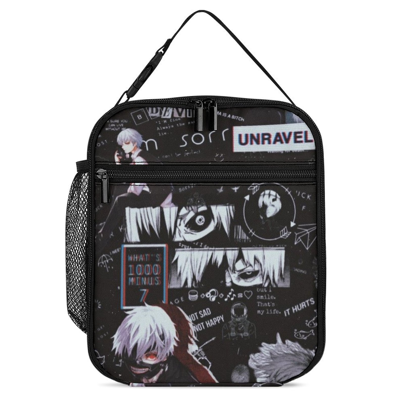 Tokyo Ghoul Kaneki Ken Insulated Lunch Tote Bag Lunchbox Portable ...