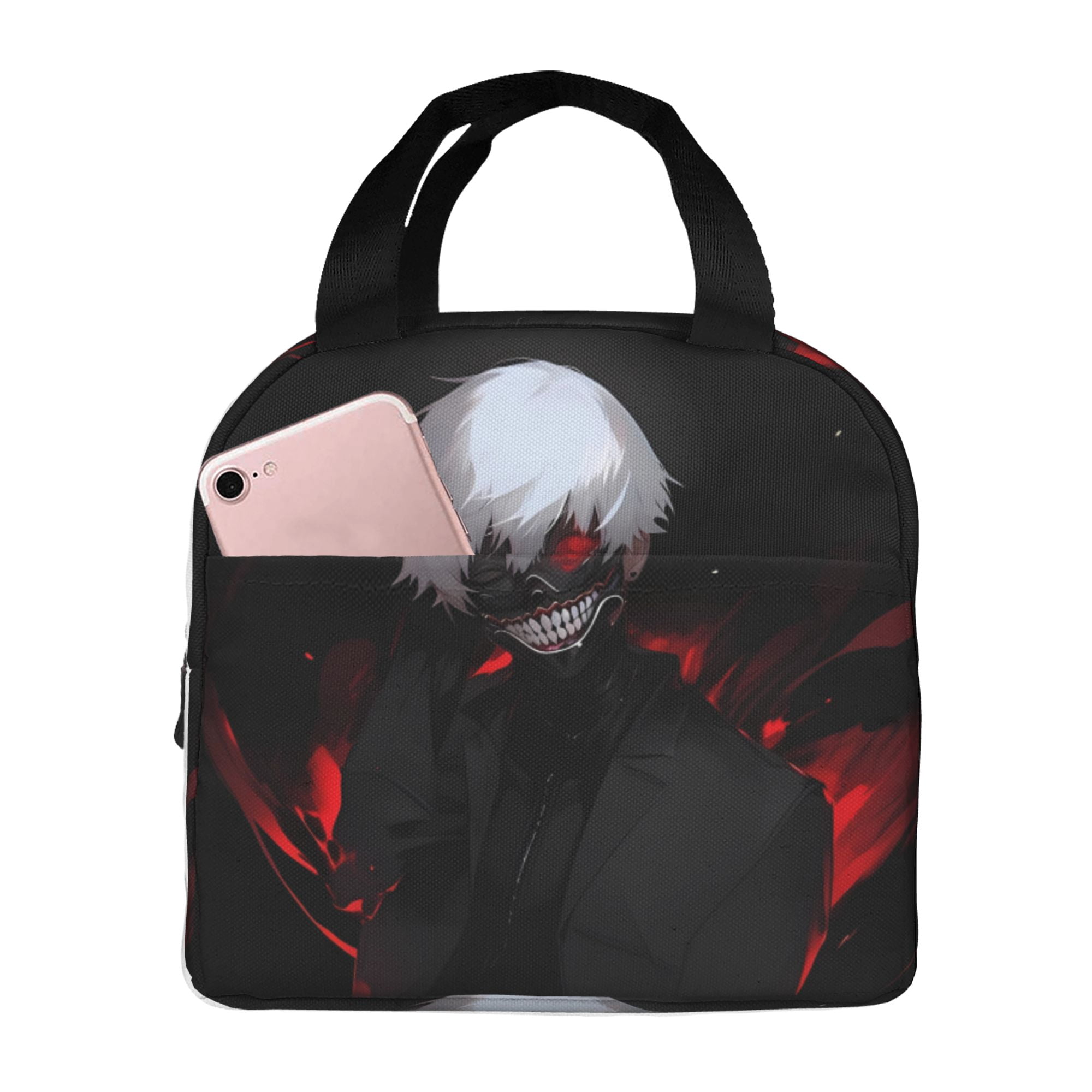 Tokyo Ghoul Ken Kaneki Lunch Bag Tote Bag Insulated Lunch Box Picnic ...