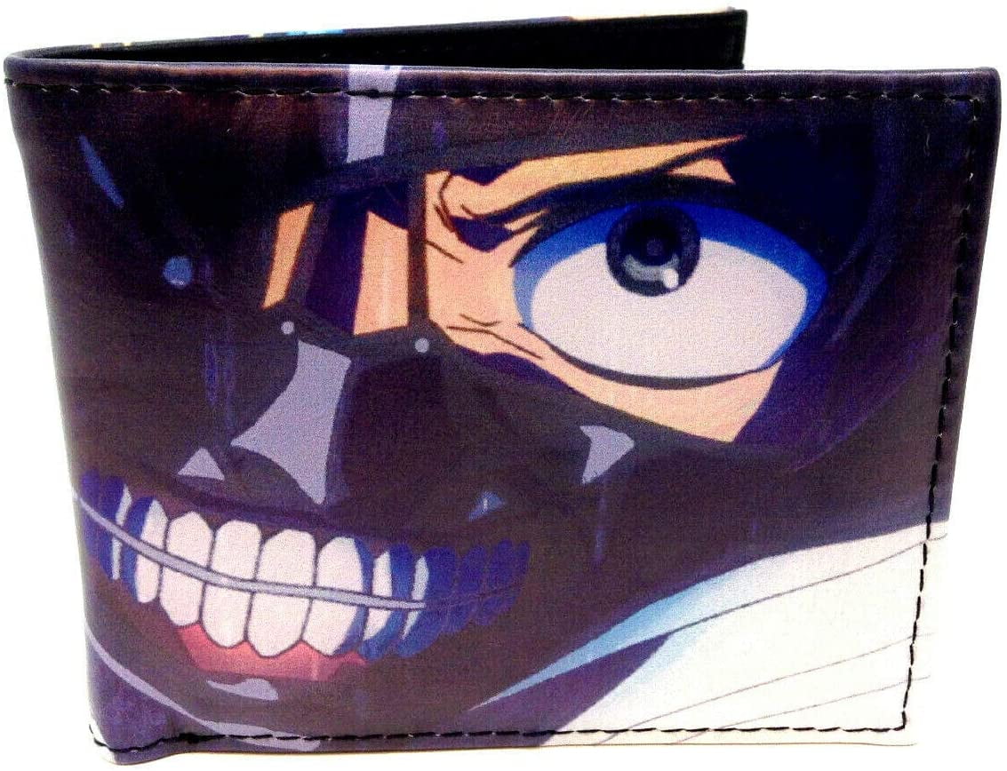 Tokyo Ghoul Ken Kaneki Mask Sublimated Graphic Print PU Faux Leather ...