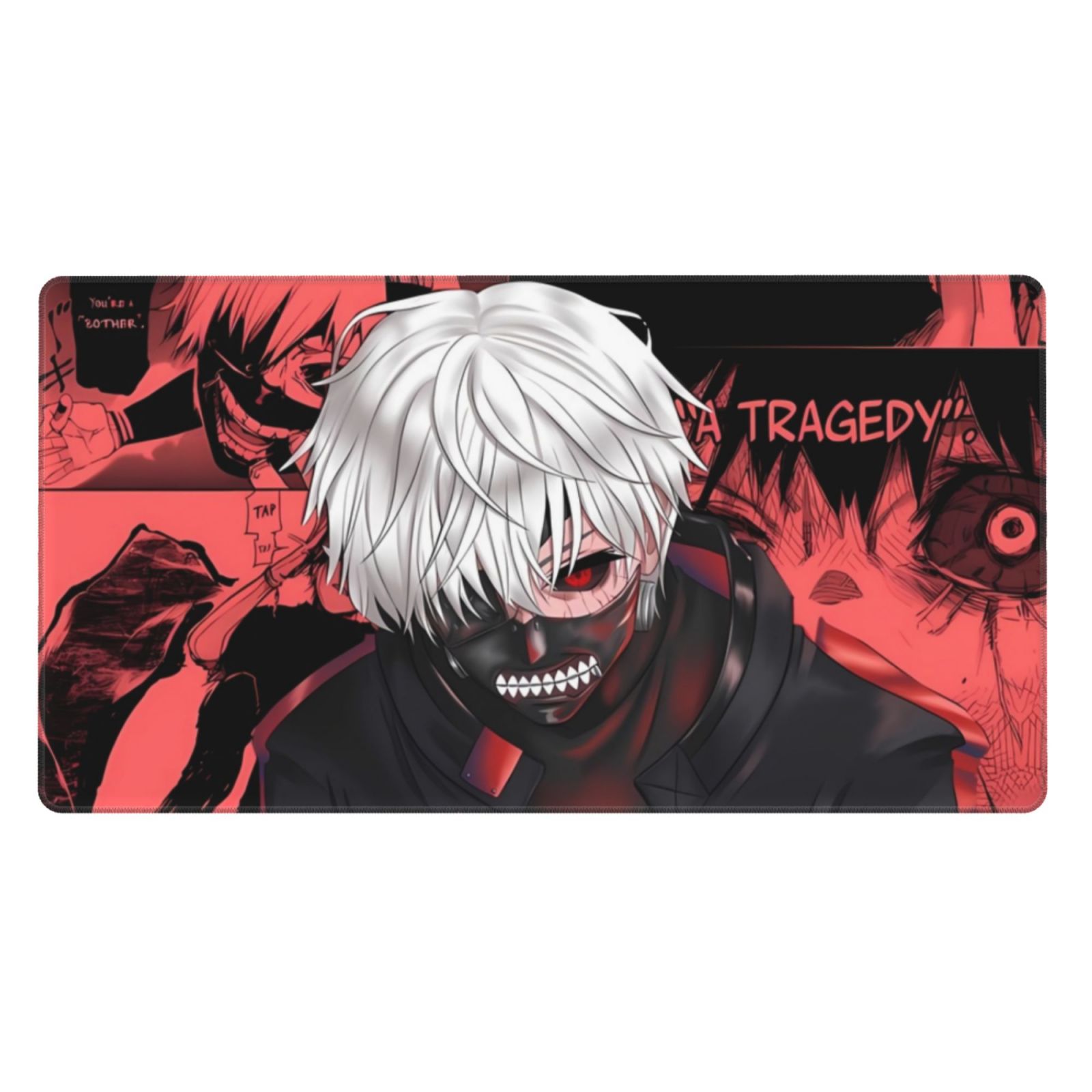 Tokyo Ghoul Ken Kaneki Mouse Pad 16x29.5 Inch Computer Keyboard Mouse ...