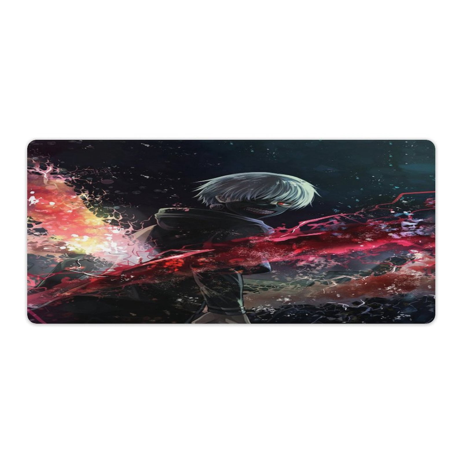 Tokyo Ghoul Large Mouse Pad Waterproof Desk Mat with Stitched Edges ...