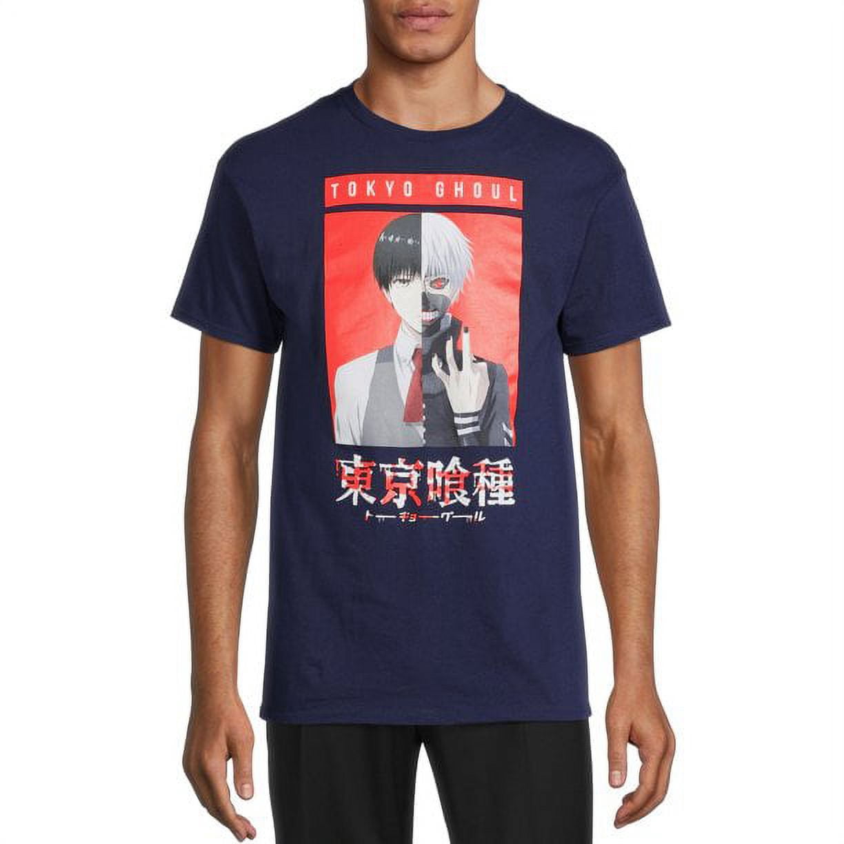 Tokyo Ghoul Men's & Big Men's Graphic Tee Shirt Ken Kaneki, Sizes S-3XL ...