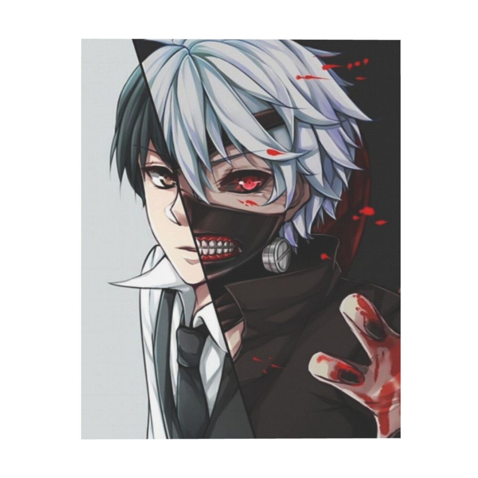 Tokyo Ghoul Poster , HD Print Canvas Art for Home Bedroom Playroom Wall ...