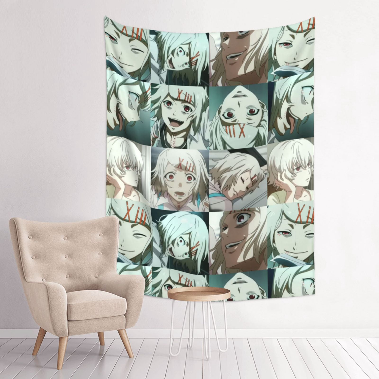 Tokyo Ghoul Wall Tapestry Poster For Bedroom Aesthetics Funny Room ...