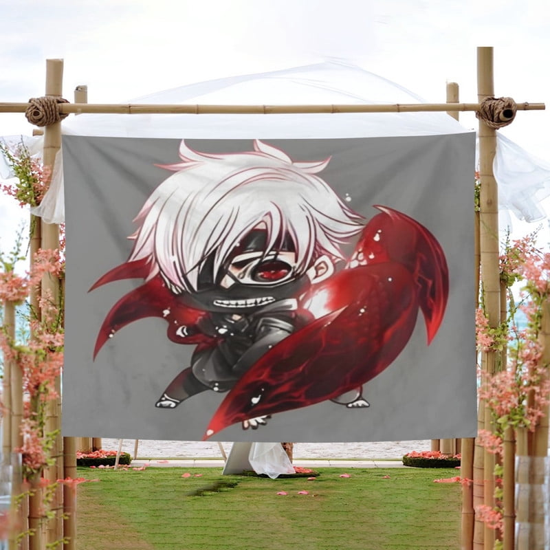 Tokyo Ghoul pattern wall hanging 50*60 inches high-quality peach skin ...