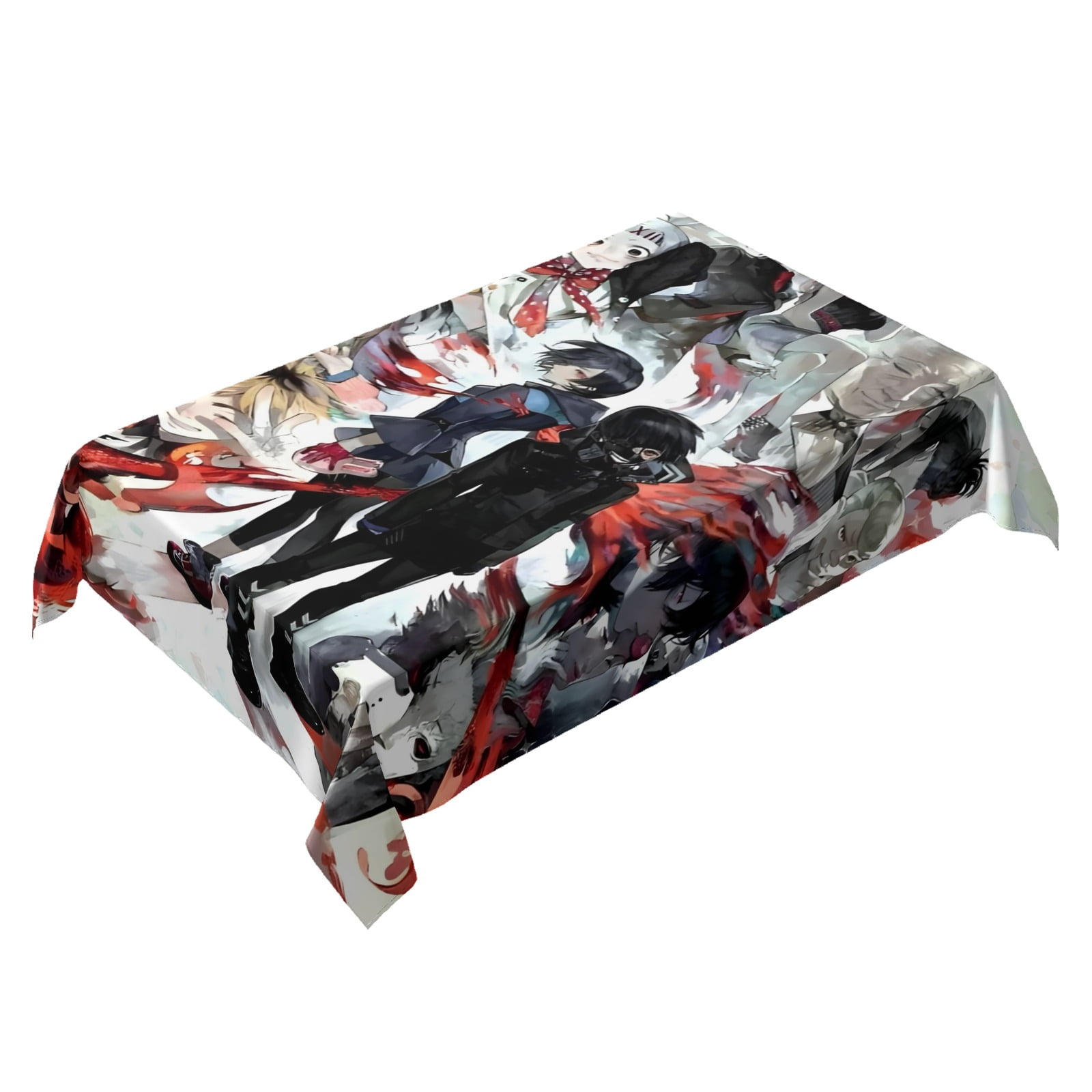 Tokyo Ghoul square tablecloth has an iconic print, fits most tables ...