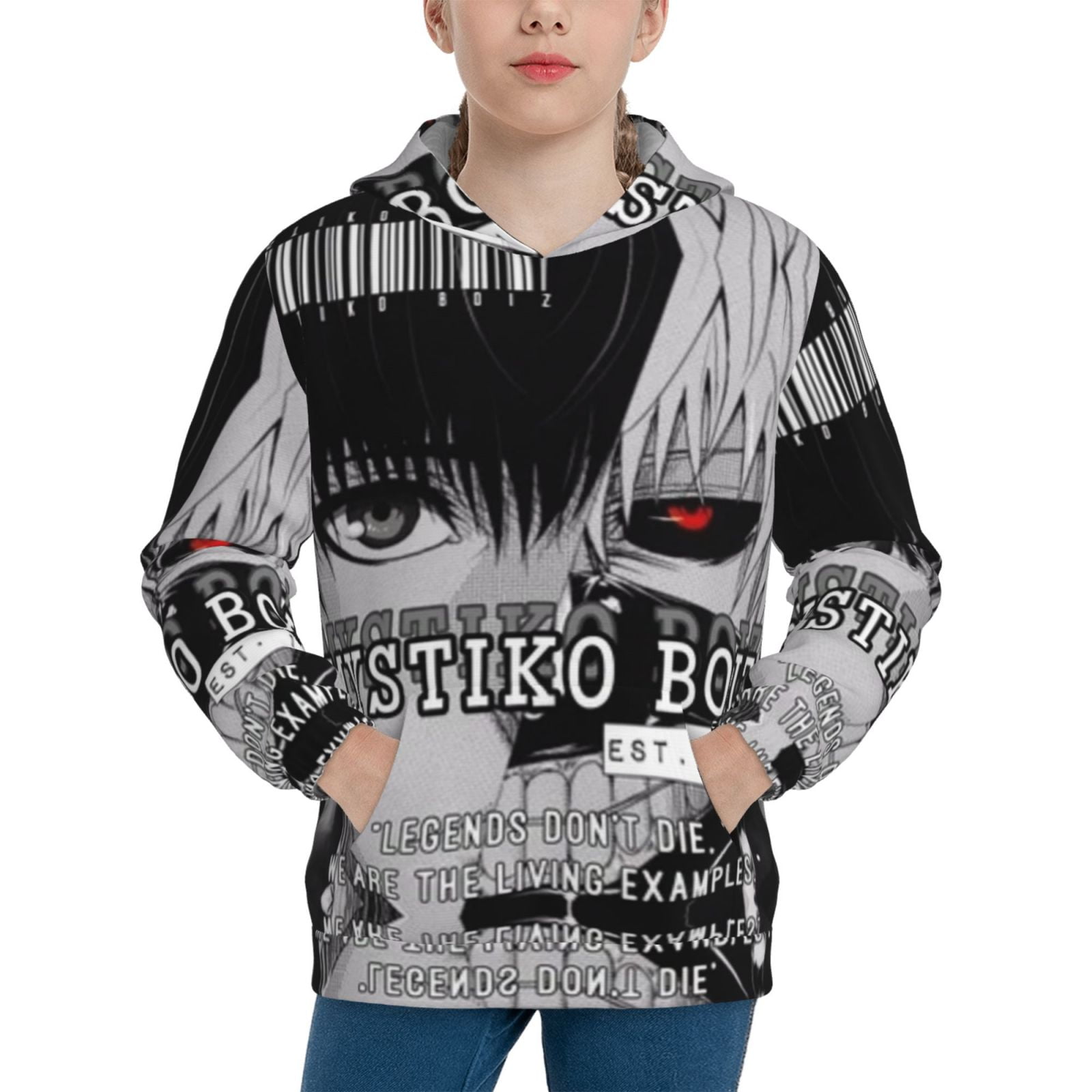 Tokyo Ghoul Hoodies, 3D Printed Unisex Hoodie Pullover Sweatshirt ...