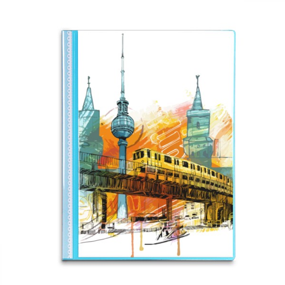 Tokyo Japan Rail Train Tower Book Sheet Protectors Portfolio Binder ...