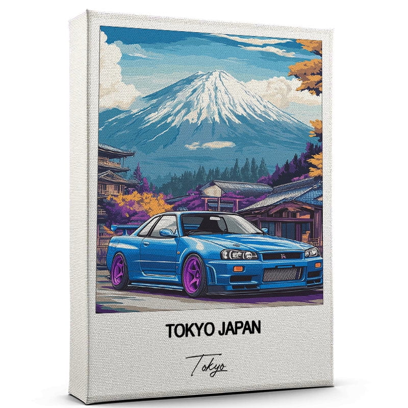 Tokyo Japan Travel Print on Canvas – Tokyo Canvas – Great for Travel ...