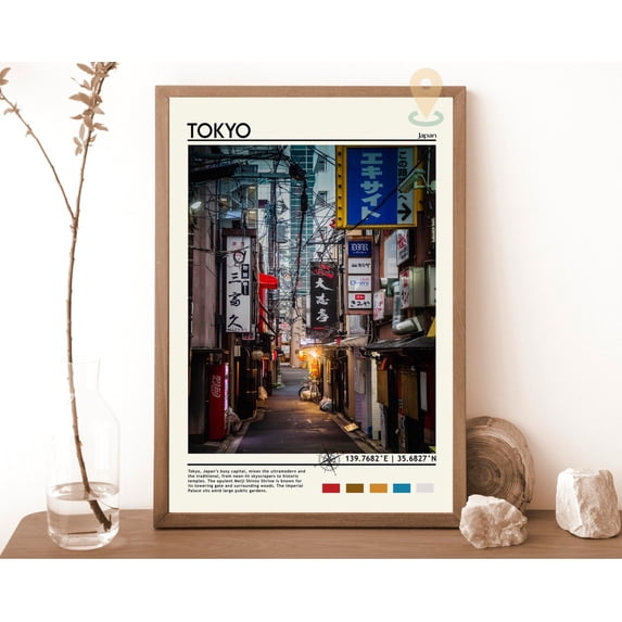 Tokyo Print, Vintage Poster, Tokyo Wall Art, Tokyo Poster, Tokyo Photo ...