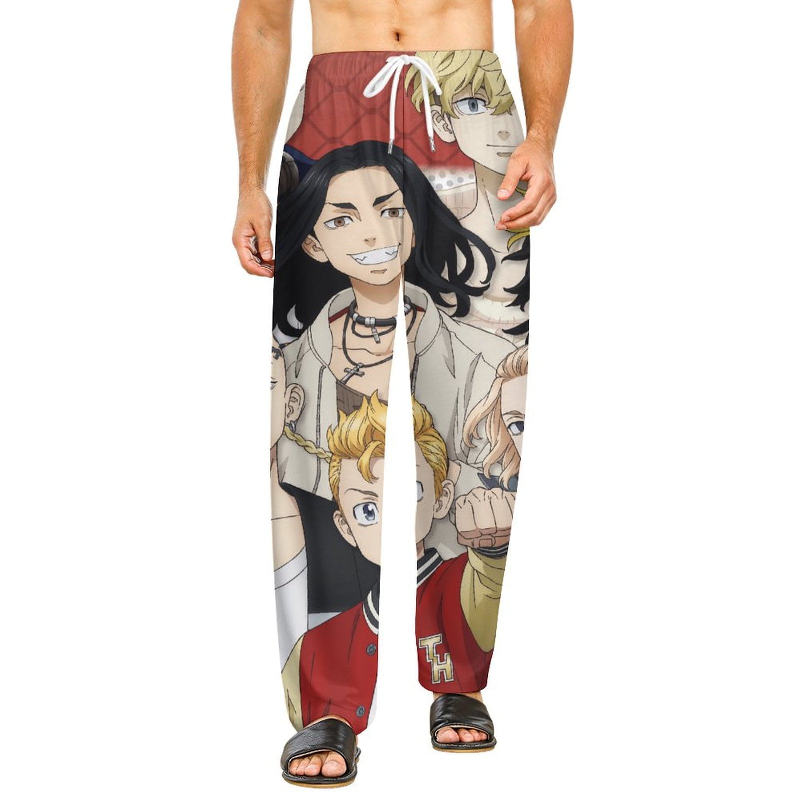 Tokyo Revengers Pajama Pants for Men Women Funny All Over Print Adult Couple Lounge Sleep ...