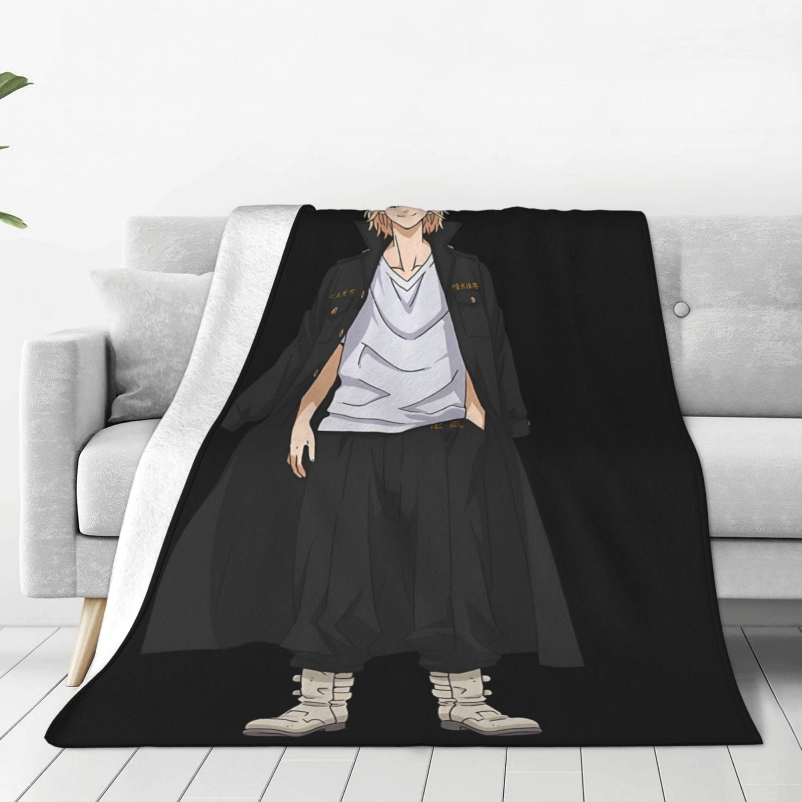 Tokyo Revengers Throw Blanket Couch Bed Sofa Soft Lightweight Warm Cozy ...