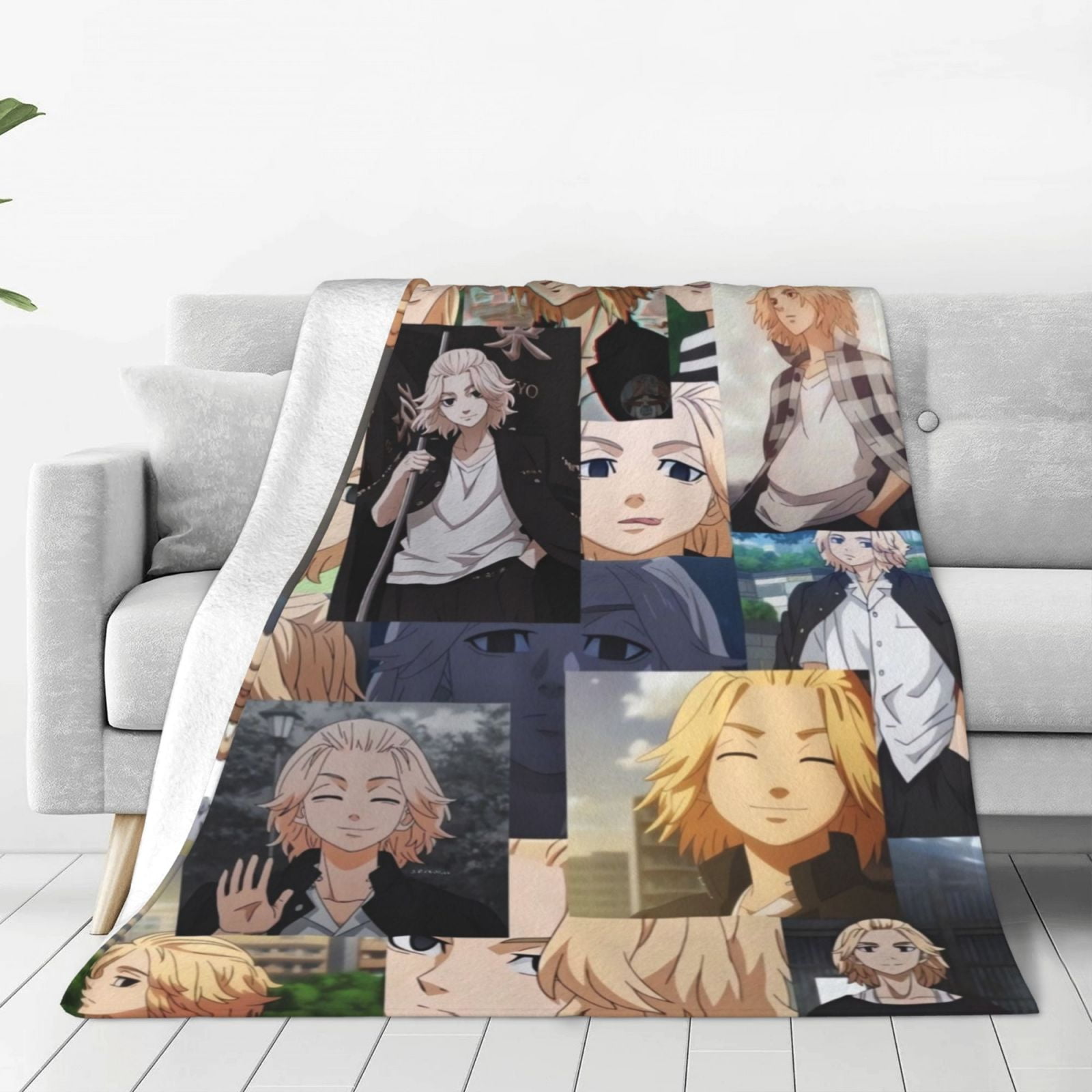 Tokyo Revengers Throw Blanket Couch Bed Sofa Soft Lightweight Warm Cozy ...