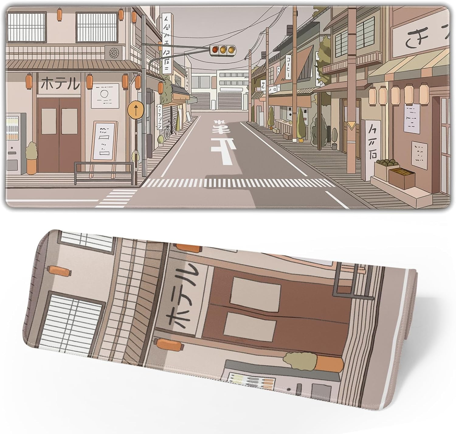 Tokyo Street Desk Mat. Anime Japanese Mouse Pad. Kawaii Gaming Mousepad ...