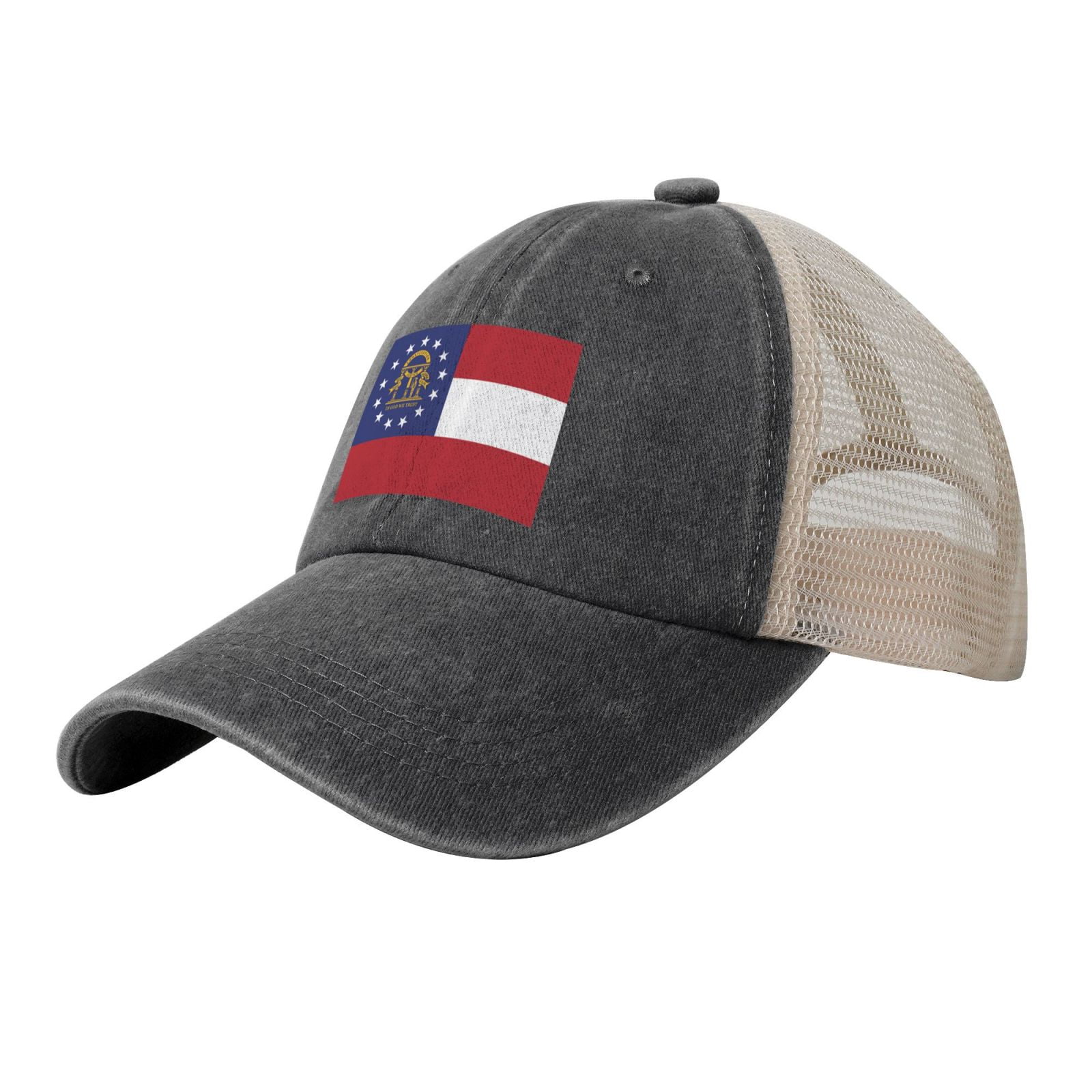 Toland Georgia State Flag Baseball Cap Trucker Hat For Men Women ...