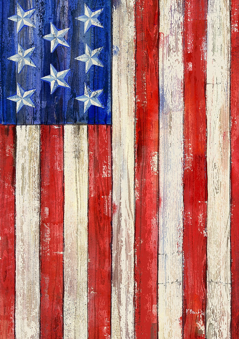 Toland Home Garden All American American Patriotic Flag Double Sided ...