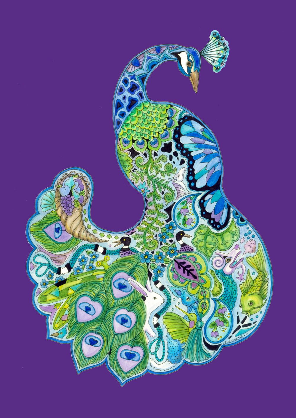 Toland Home Garden Animal Spirits- Peacock Indigenous Peacock Flag ...