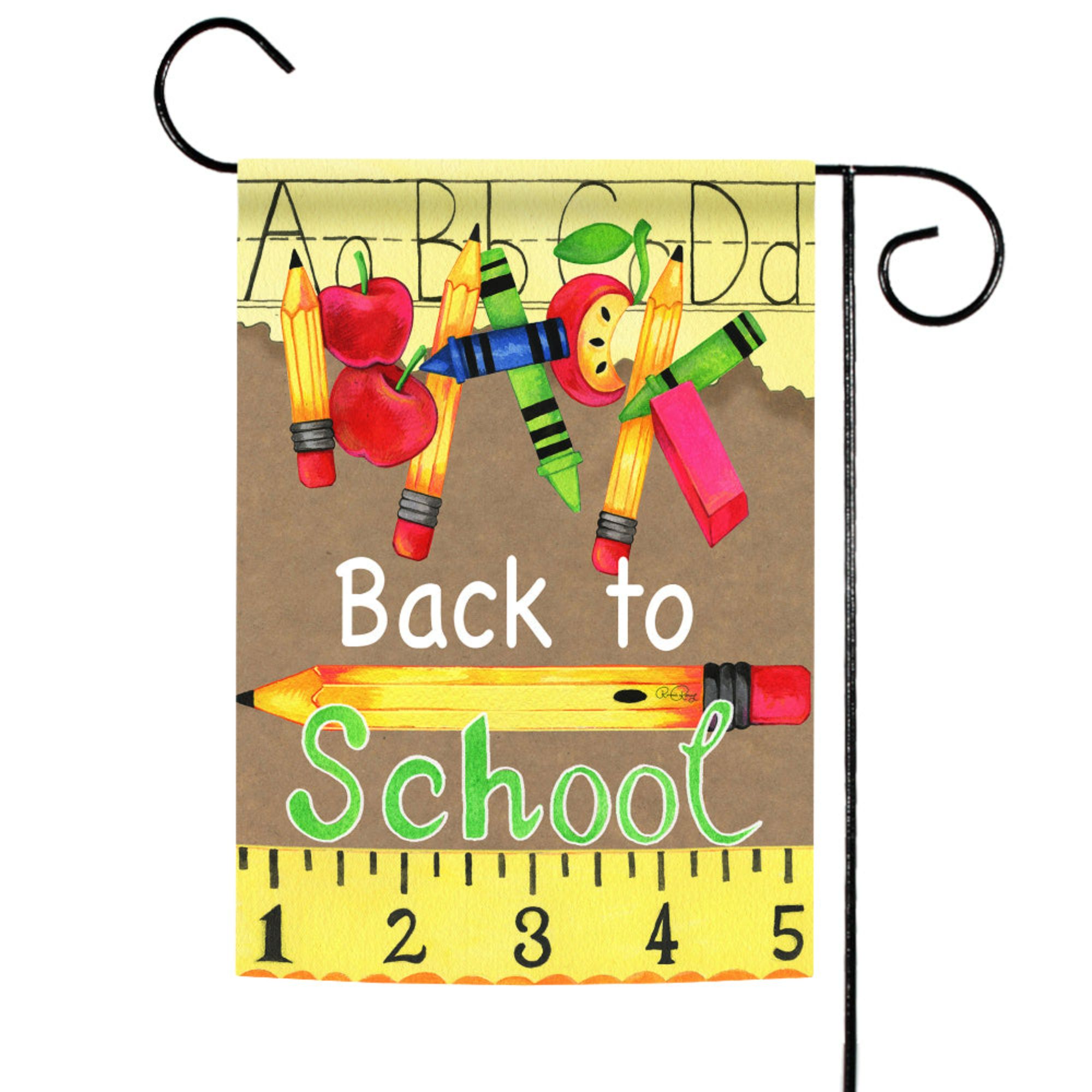 Toland Home Garden Back to School Supplies Teacher Classroom Flag ...