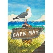 Toland Home Garden Cape Hatteras Lighthouse Beach summer Flag Double ...