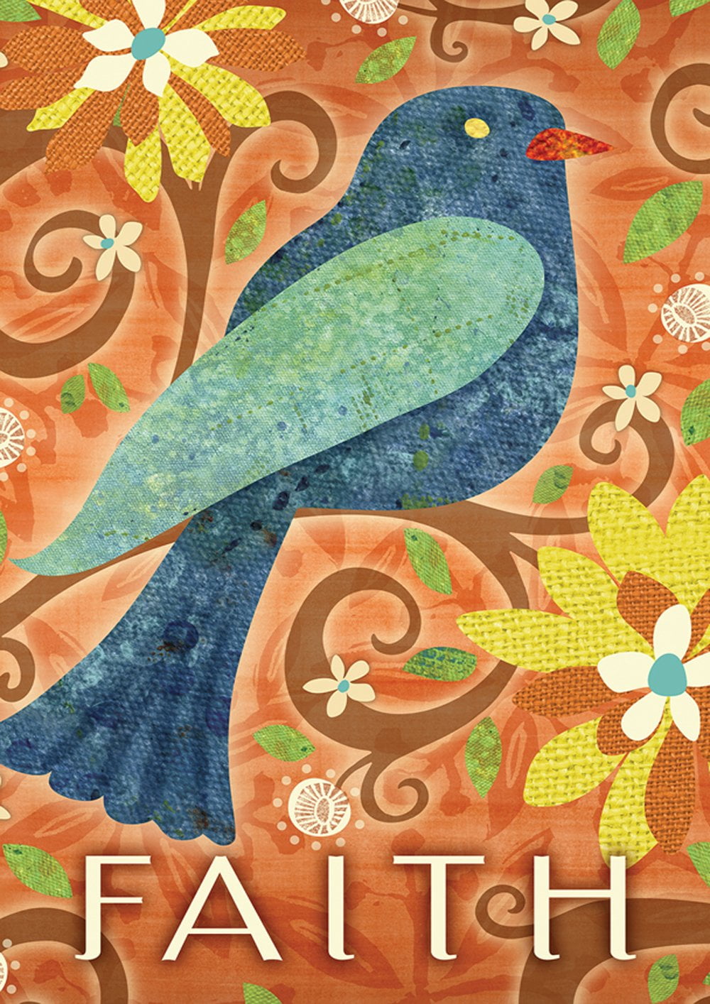 Toland Home Garden Bird Of Faith Birds Bird Flag Double Sided 28x40 ...