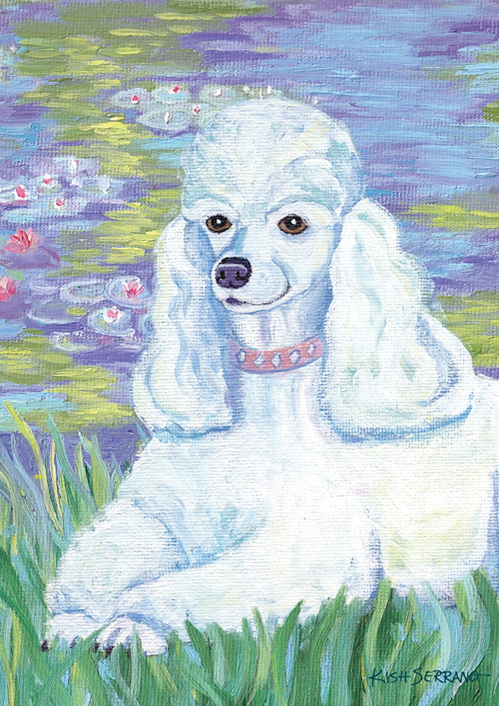 Toland Home Garden Bonet-Poodle Poodle Dog Flag Double Sided 28x40 Inch ...