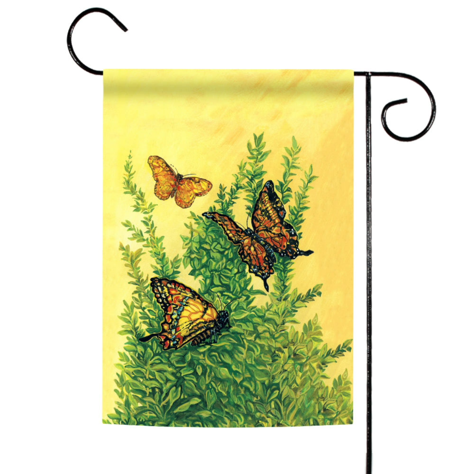 Toland Home Garden Butterflies in Flight Spring Butterfly Flag Double ...