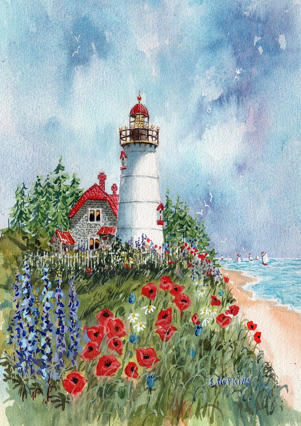 Toland Home Garden Chatham Light Lighthouse summer Flag Double Sided ...