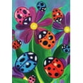 Toland Home Garden Colorful Ladybirds And Ladybugs Flower Ladybug Flag ...