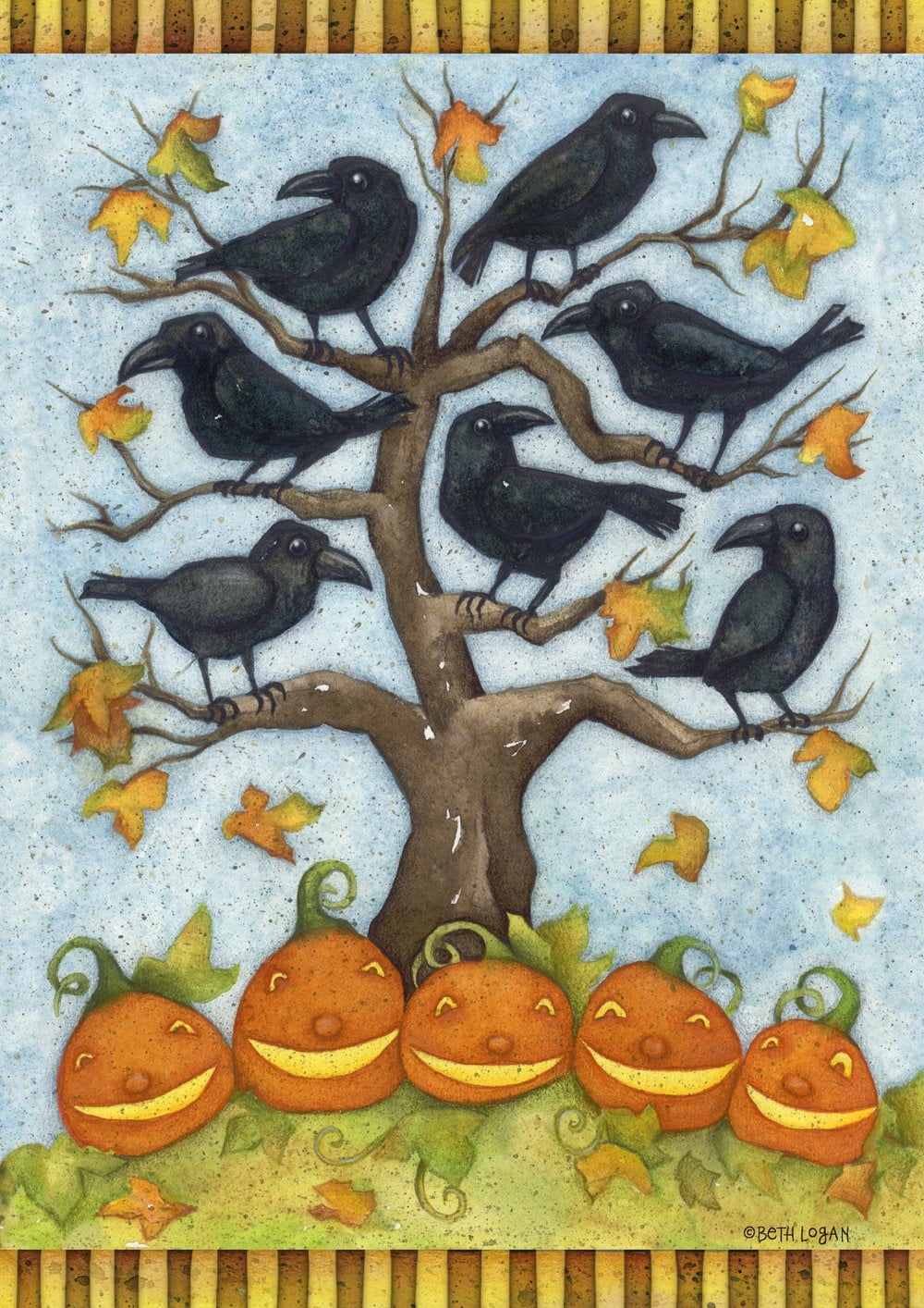 Toland Home Garden Crows N Jacks House Flag - Walmart.com