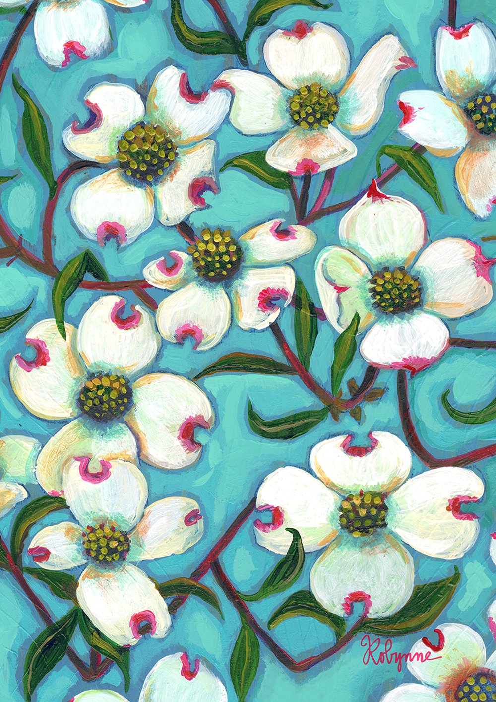 Toland Home Garden Dogwood Blooms Flowers Flower Flag Double Sided ...