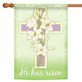 Toland Home Garden Egg Stack Eggs Easter Flag Double Sided 28x40 Inch ...