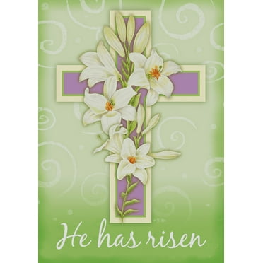 Toland Home Garden Long Eared Bunny Eggs Easter Flag Double Sided 28x40 ...