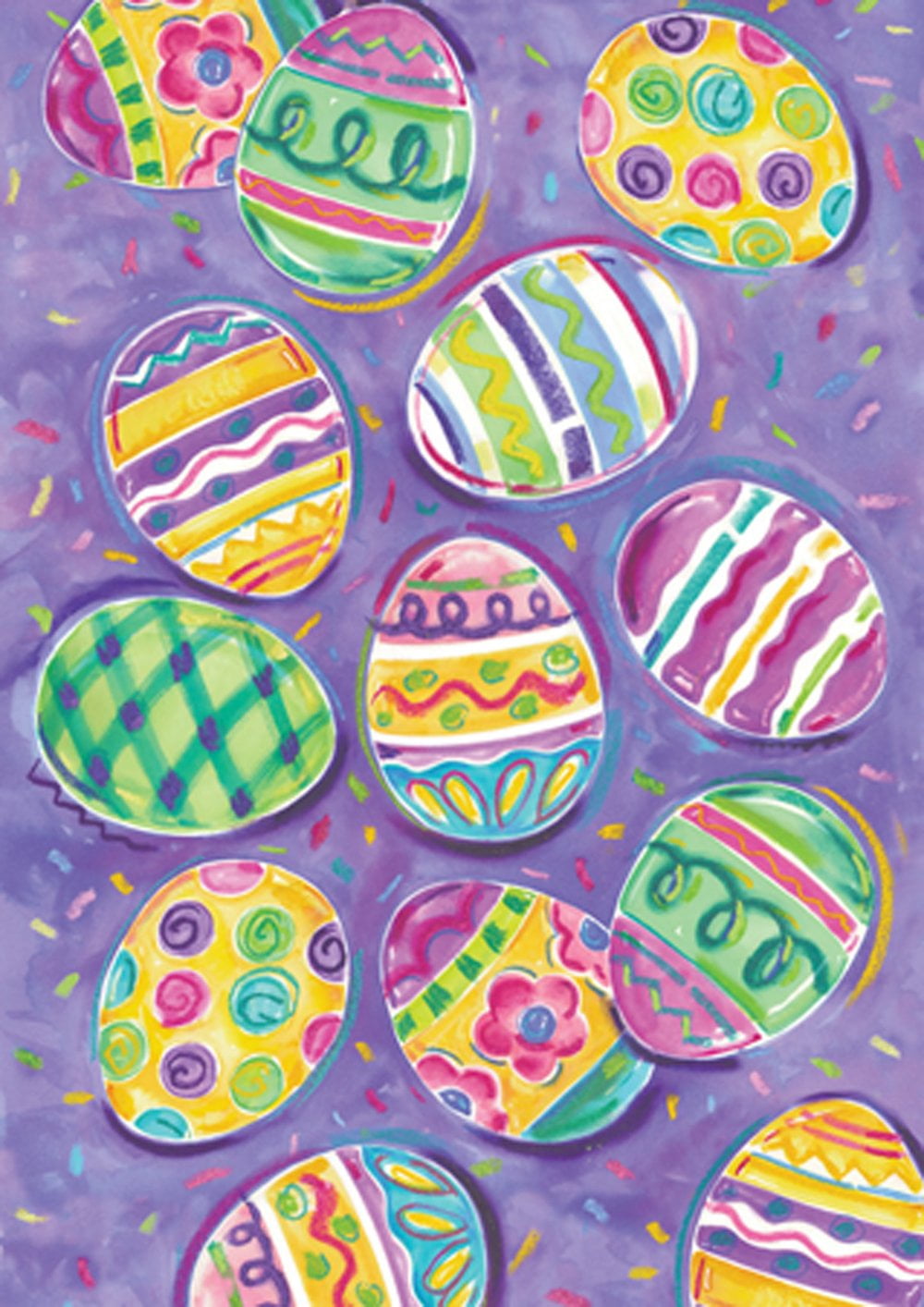 Toland Home Garden Egg Toss Eggs Easter Flag Double Sided 12x18 Inch ...