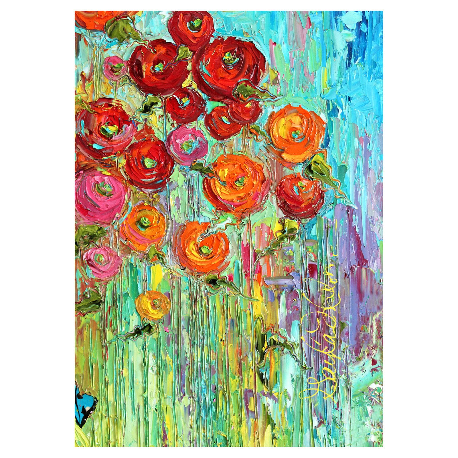 Toland Home Garden Fabulous Flowers, Large Double Sided Yard Outdoor ...