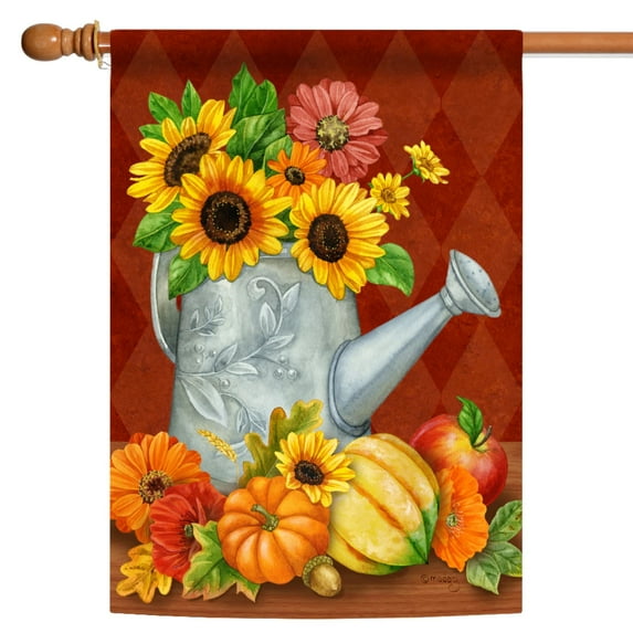 Toland Home Garden Fall Garden Flower Fall Flag Double Sided 28x40 Inch ...