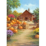 Toland Home Garden Working Hard Fall Flag Double Sided 12x18 Inch ...