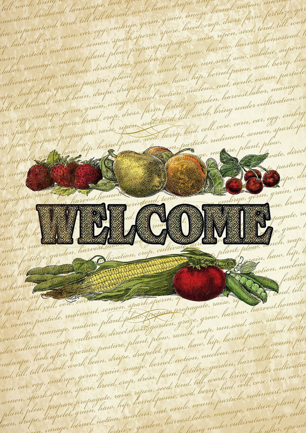 Toland Home Garden Farmer Welcome Farm Welcome Flag Double Sided 12x18 ...