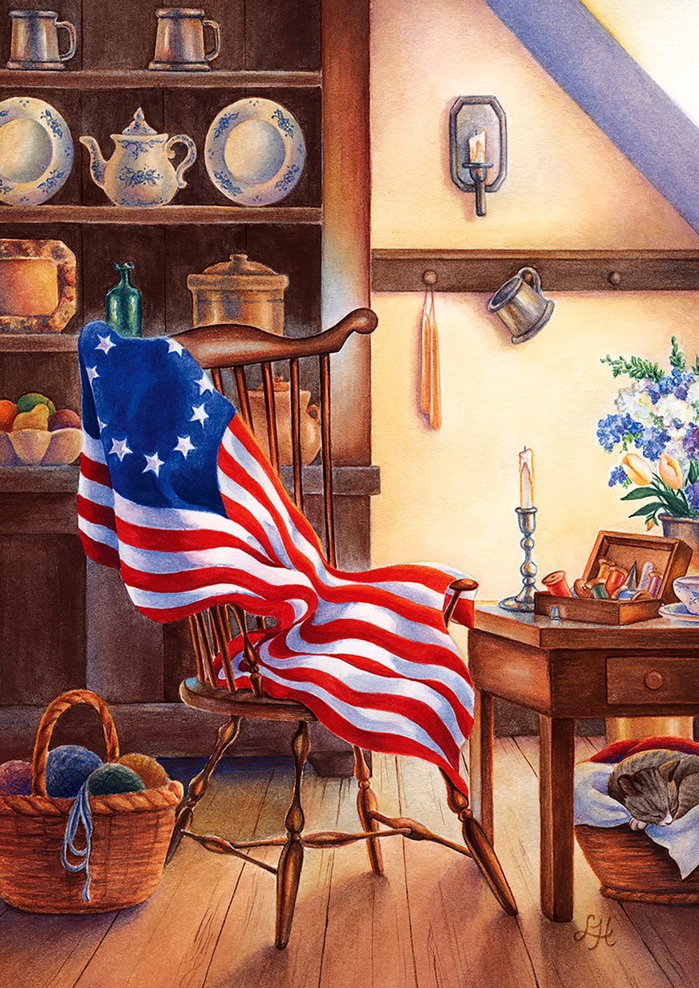 Toland Home Garden Founding Fathers American Patriotic Flag Double ...