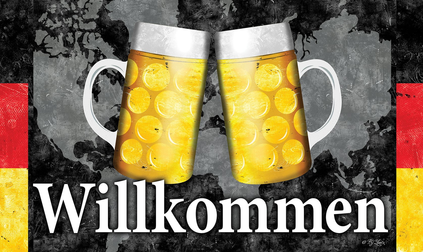 Toland Home Garden German Welcome Oktoberfest Beer Door Mat 18x30 Inch ...