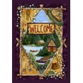 Toland Home Garden Lakeside Welcome Fish Welcome Flag Double Sided ...