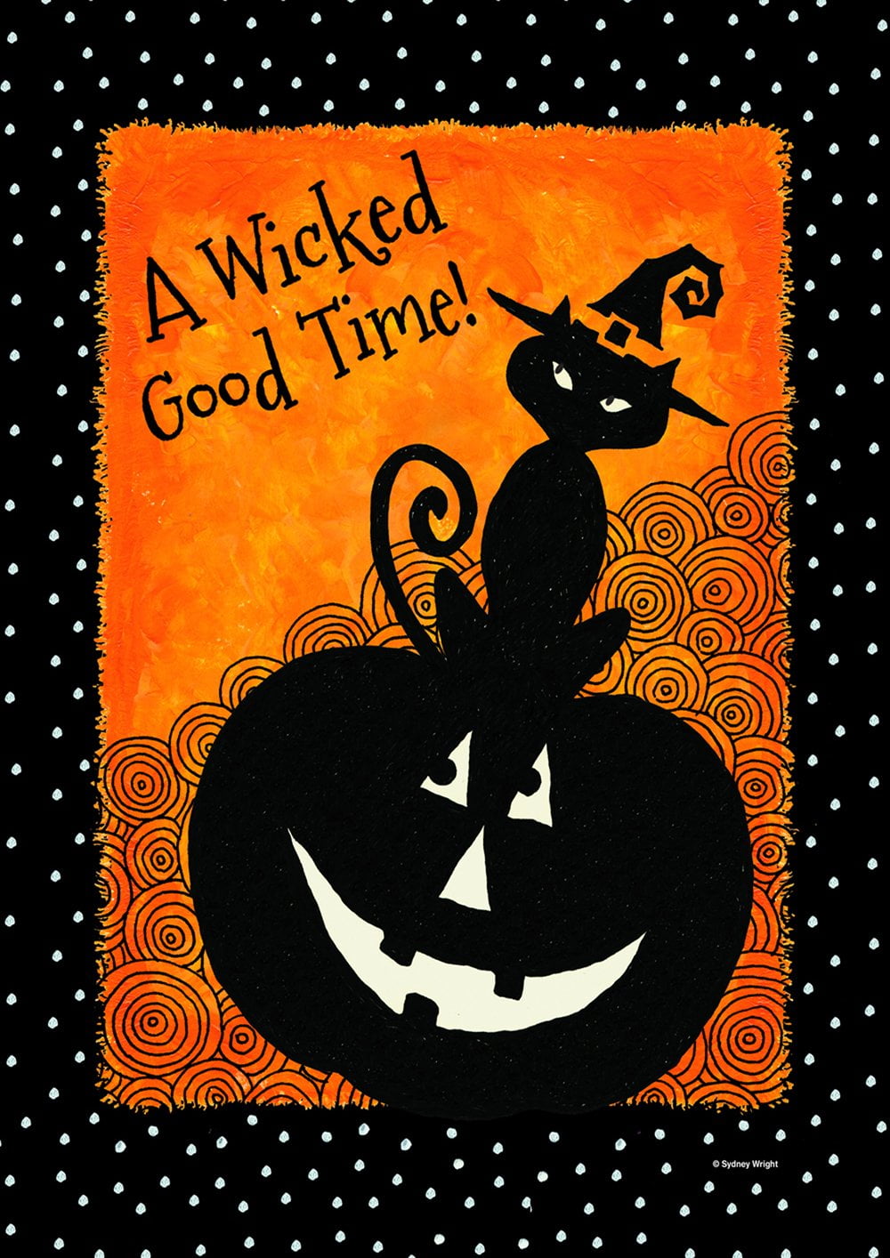 Toland Home Garden Let's Get Wicked Jack O Lantern Halloween Flag ...