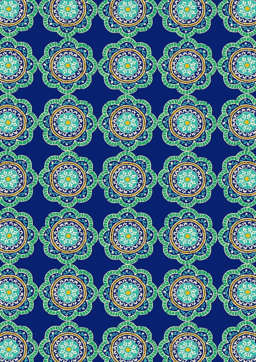 Toland Home Garden Medallion Flowers Floral Flower Flag Double Sided ...