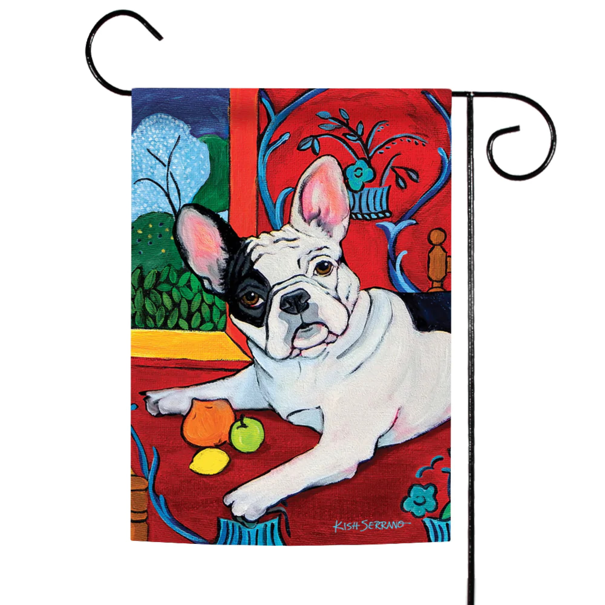 Toland Home Garden Muttisse-French Bulldog Frenchie Dog Flag Double ...