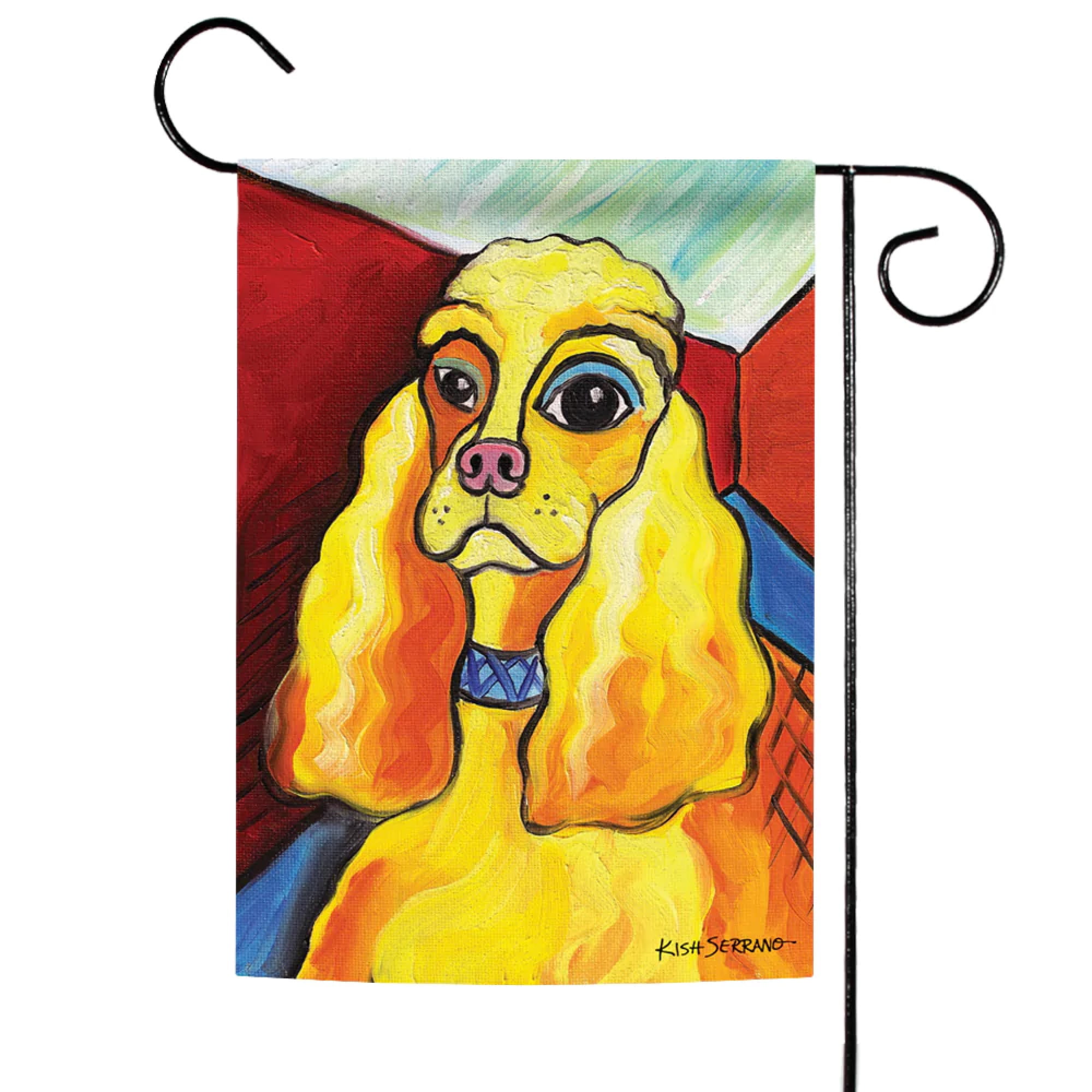 Toland Home Garden Pawcasso-Cocker Spaniel Cocker Spaniel Dog Flag ...